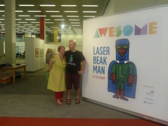 Exhibitions | Laser Beak Man by Tim Sharp