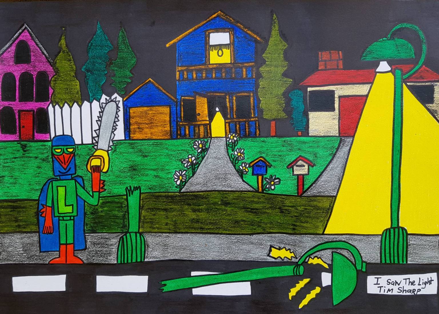 Tim's Favourite 25 artworks | Laser Beak Man by Tim Sharp