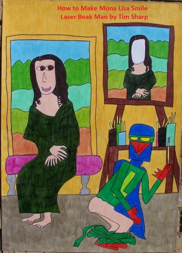 Tim's Favourite 25 artworks | Laser Beak Man by Tim Sharp