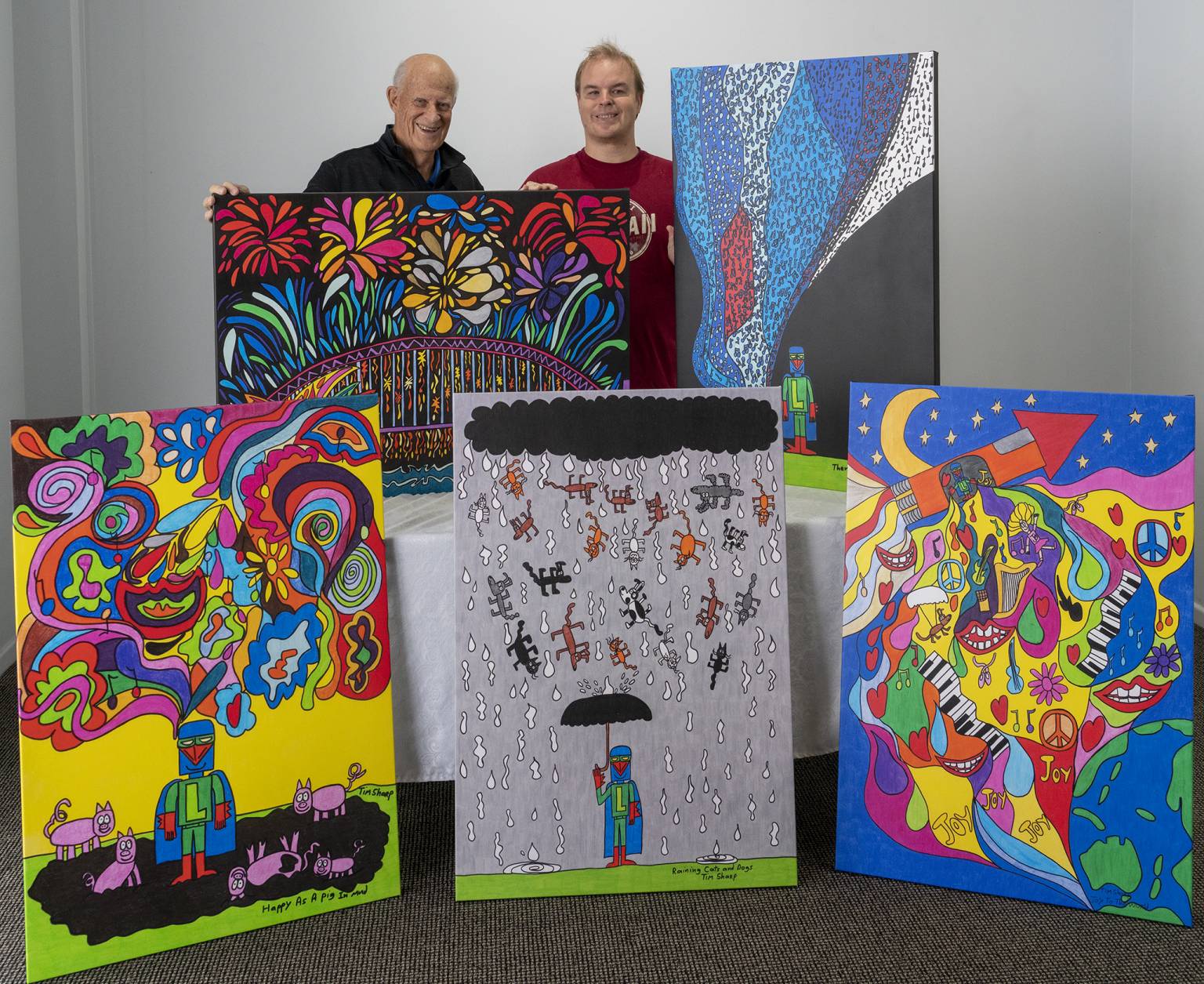 Exhibitions | Laser Beak Man by Tim Sharp