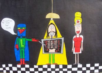 Tim's Favourite 25 artworks | Laser Beak Man by Tim Sharp