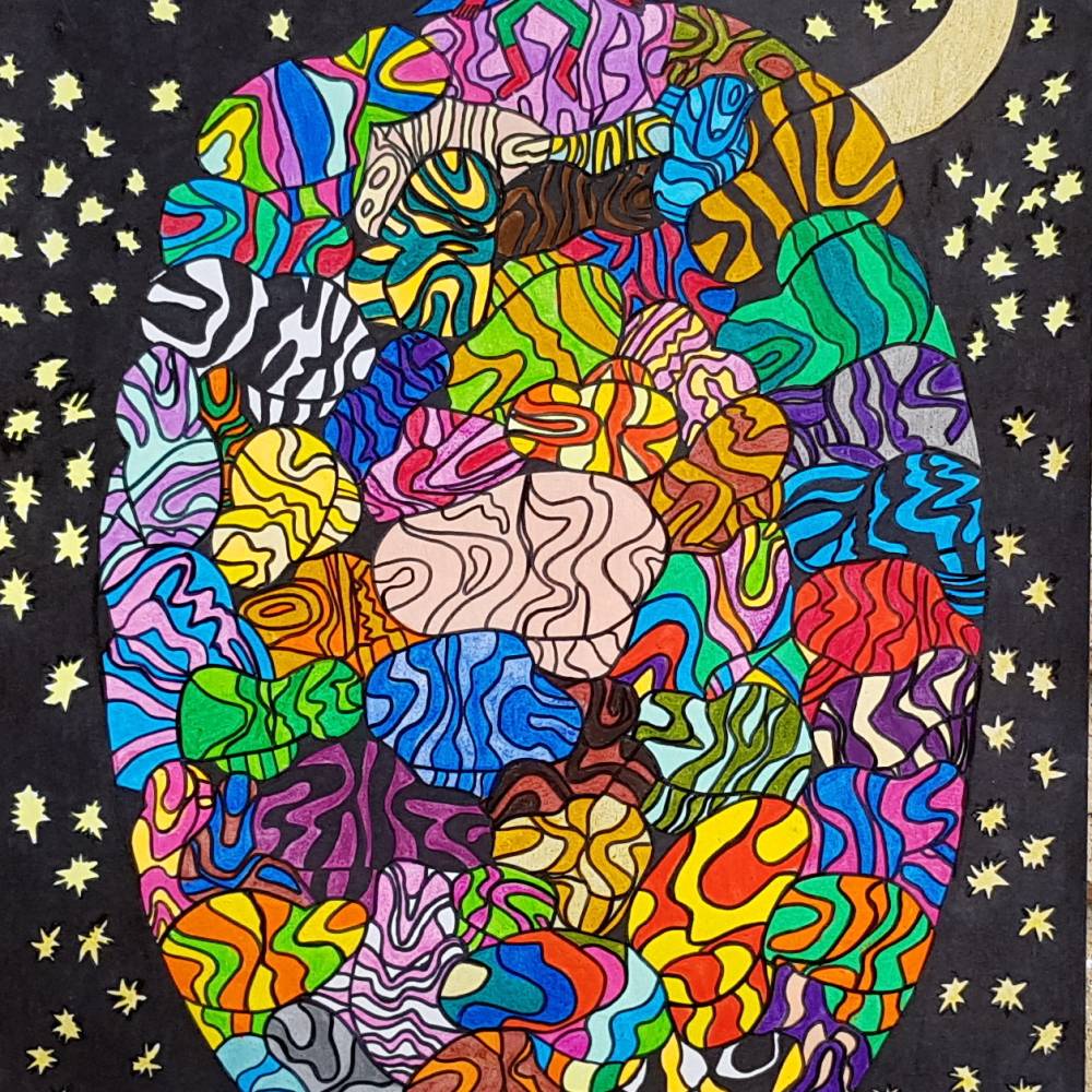 Original Artwork by Tim Sharp | Laser Beak Man by Tim Sharp