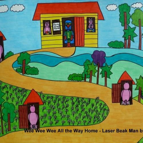 Shop for Art. TShirts. Greeting Cards. Book. Prints. | Laser Beak Man ...