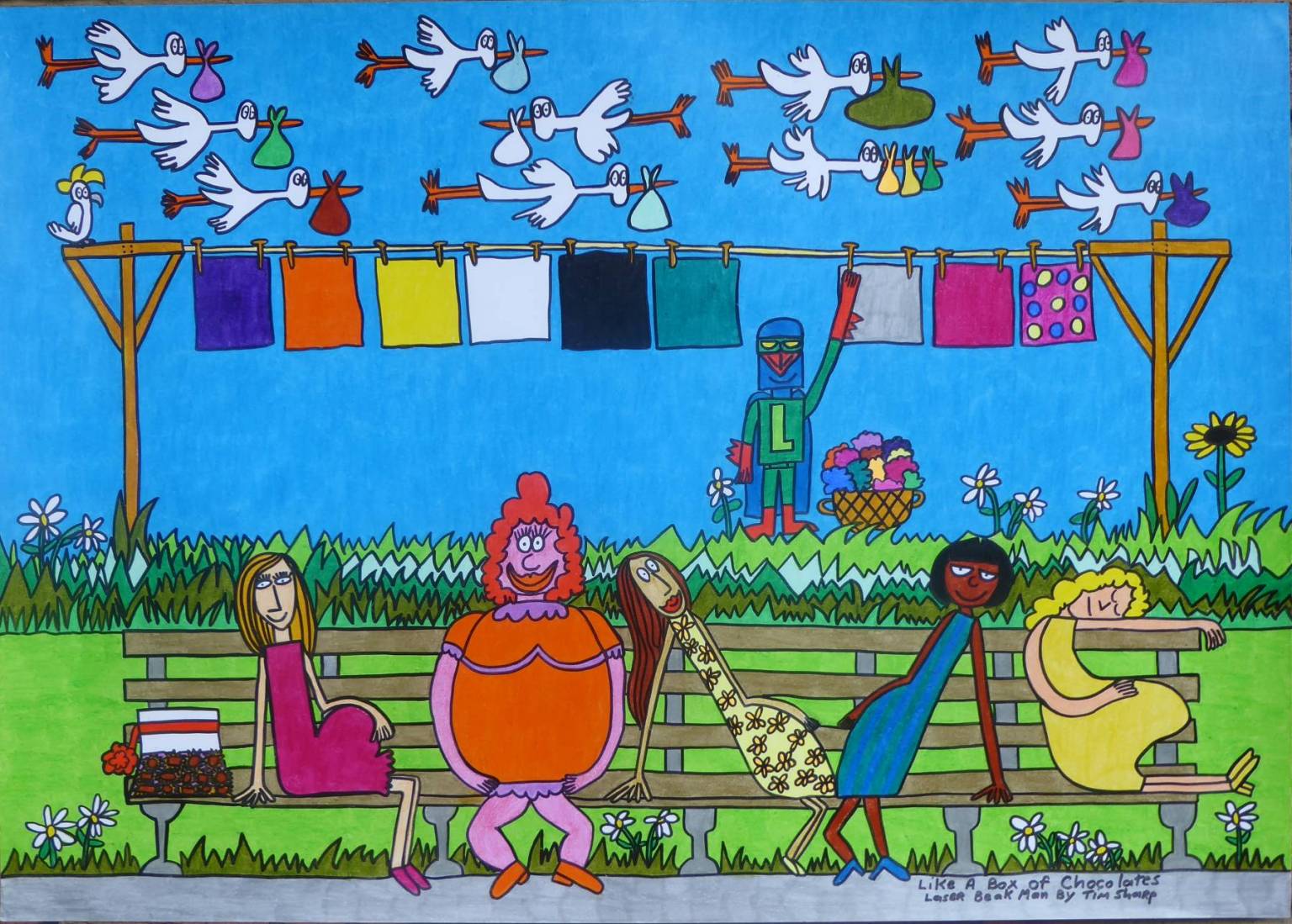 Like a Box of Chocolates - Laser Beak Man by Tim Sharp | Laser Beak Man ...