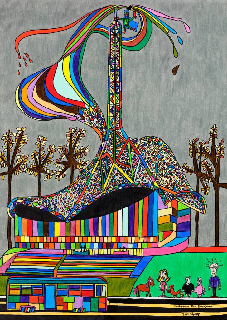 Melbourne for Everyone - Laser Beak Man by Tim Sharp | Laser Beak Man ...